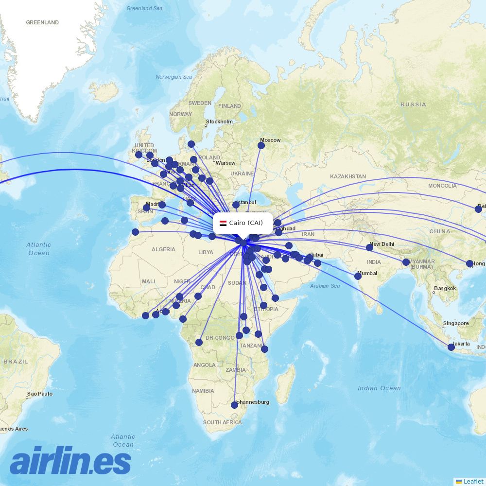 EgyptAir airline - MS - flights, airports | airlin.es