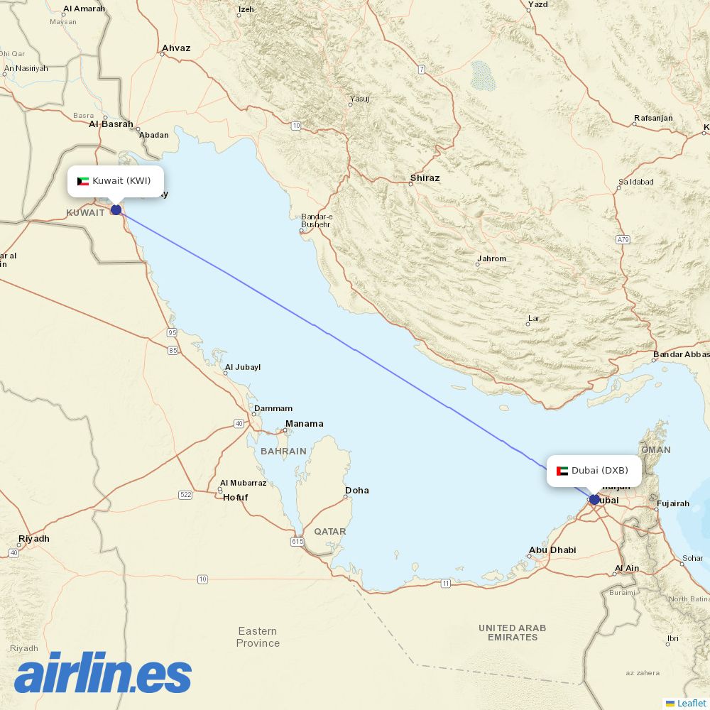 Jazeera Airways airline - J9 - flights, airports | airlin.es