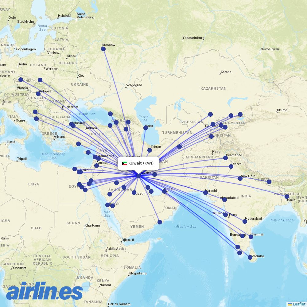 Jazeera Airways airline - J9 - flights, airports | airlin.es