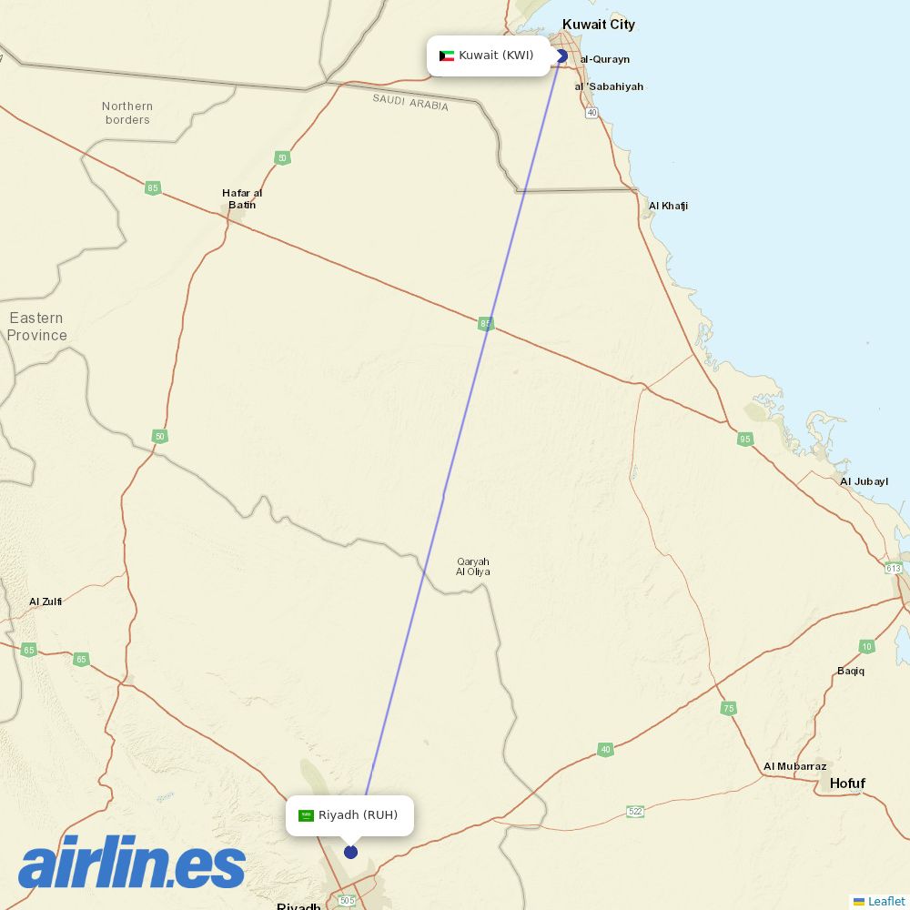 Jazeera Airways airline - J9 - flights, airports | airlin.es