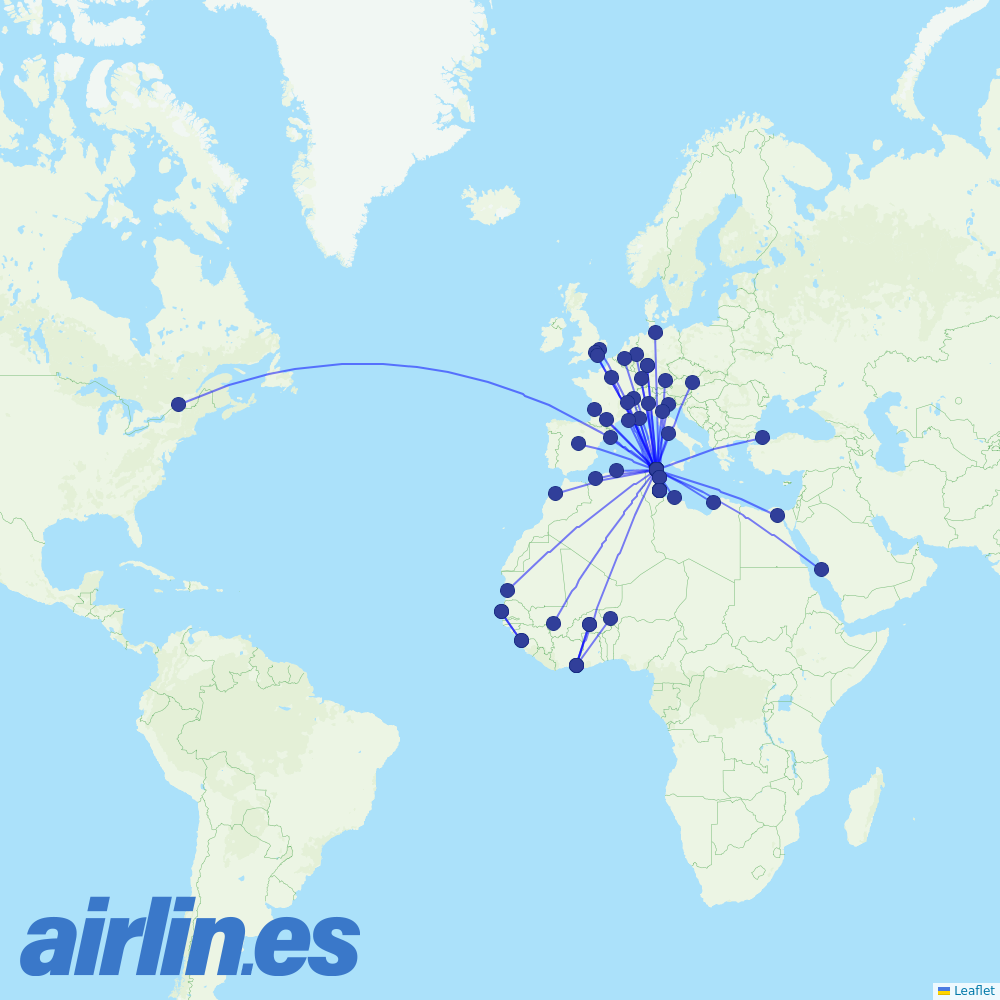 Tunisair airline - TU - flights, airports | airlineinformation.com