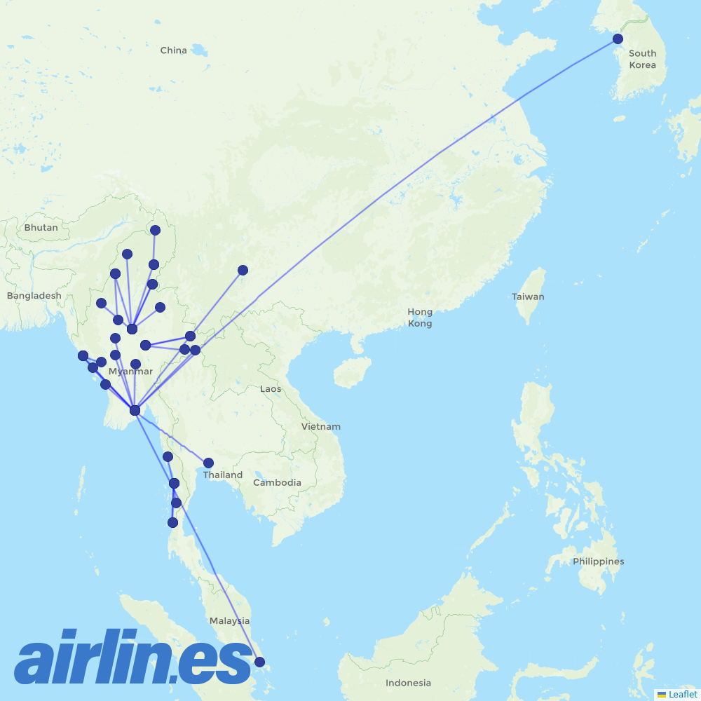 Myanmar National Airlines - UB - flights, airports | airlineinformation.com